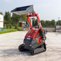 China Speed 0-6km/H Mini Loader Skid Steer Track Loader For Landscaping for sale