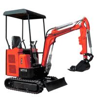 China 1500kg Efficient Mini Crawler Excavator Rotary Speed 11rmp 0.04m3 Bucket Capacity for sale