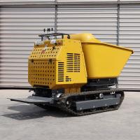 China Hydraulic Rotation Mode Mini Dumper Crawler Maximum Rotation Angle 260 for sale