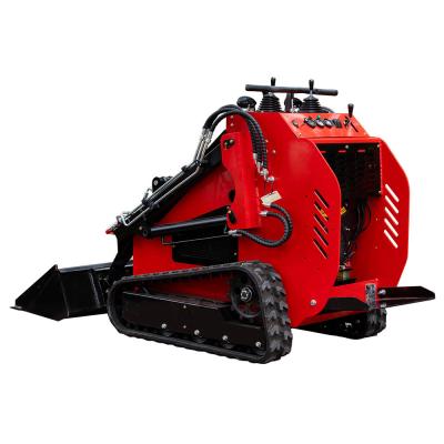 China Compact HTHY382T Mini Skid Steer Loader 1150mm Bucket Powerful Engine for sale