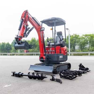 China 12RPM Swing Speed 1800kg Mini Hydraulic Excavator with Retractable Track for Efficient Digging for sale