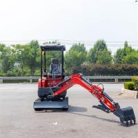 China 12RPM Swing Speed 1800kg Mini Hydraulic Excavator with Retractable Track for Efficient Digging for sale