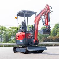 China 12RMP Swing Speed Mini Hydraulic Excavator 920mm Track Gauge 1800KG Working Weight for sale