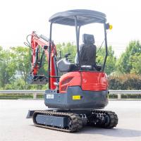 China Import Brand Engine 1800kg Mini Hydraulic Excavator With Retractable Track for sale