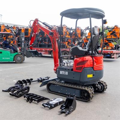 China Import Brand Engine 1800kg Mini Hydraulic Excavator With Retractable Track for sale