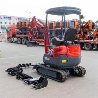 China Compact Powerful Mini Hydraulic Excavator With 1800kg Operating Weight for sale