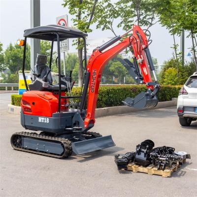 China Compact Powerful Mini Hydraulic Excavator With 1800kg Operating Weight for sale