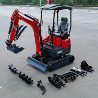 China 12RPM Swing Speed 1800kg Mini Hydraulic Excavator with Retractable Track for Efficient Digging for sale