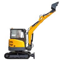 China Hightop Mini Excavator with 3500kg Operating Weight 885mm 18.5KW Rated Power for sale