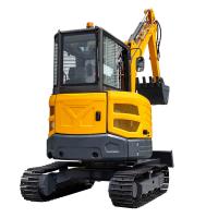 China CE Certified EPA Compliant Hightop Mini Excavator with 885mm Tail Turning Radius for sale