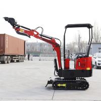 China 1330mm Min Rotation Radius Hightop Mini Excavator with 380mm Platform Ground Clearance for sale