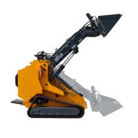 China Easy Hightop Mini Skid Steer Loader With 0.2m3 Bucket Capacity And 1535mm Max Dumping Height for sale