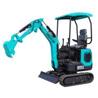 China Earthwork Small Hydraulic Excavator Powered By KOOP 192F Engine for sale