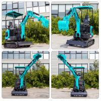 China Earthwork Small Hydraulic Excavator Powered By KOOP 192F Engine for sale