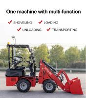 China Water Cooled Hightop Wheel Loader 7.5KN Tractive Effort Equipped With D1105 Engine for sale