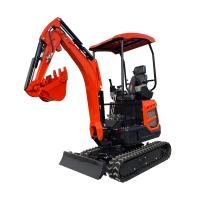 China HT18U Mini Excavator with 39hp Engine, 0.04m³ Bucket Capacity, and 2550mm Transport Length for sale