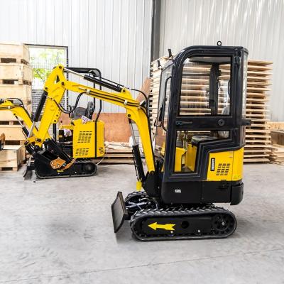 China HT10 1 Ton Mini Excavator With Cabin And Briggs Stratton Engine Fan Cool for sale