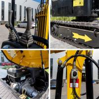 China 1000kg HT-10CZ Mini Excavator Optional BRIGGS STRATTON YANMAR Engine For Versatile for sale