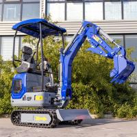 China HT12 Mini Excavator with Durable Paint 7 kW Engine Power for Compact Spaces for sale