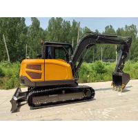 China HT60 6Ton Wheel Excavator with 36.2kW Power 400mm Track Shoe and 48kN Digging Force for sale