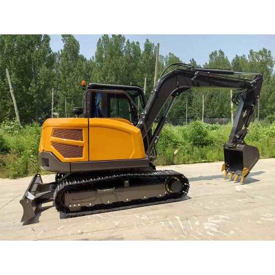 China HT60 6Ton Wheel Excavator with 36.2kW Power 400mm Track Shoe and 48kN Digging Force for sale