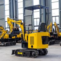 China HT12 1.2 Ton Mini Excavator with Kubota Engine 10.2KW for sale