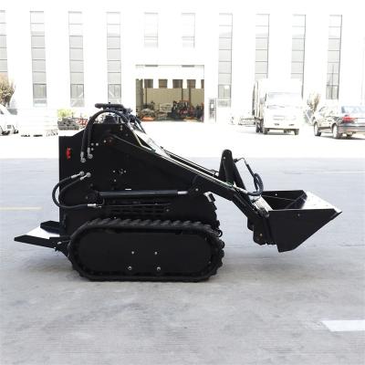 China HTS380 Crawler Skid Steer Loader with 23hp Kubota Diesel Engine, 636mm Wheelbase, and Multifunctional Attachment System for sale