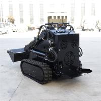 China HTS380 Crawler Skid Steer Loader with 23hp Kubota Diesel Engine, 636mm Wheelbase, and Multifunctional Attachment System for sale