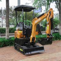 China HT12G Mini Excavator with Kubota Z482 Engine 930mm Width and 820mm Tail Turning Radius for sale