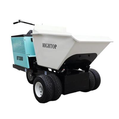 China 1300 kg Load Capacity 13.5 HP Engine Hydraulic Mini Crawler Dumper for Construction for sale
