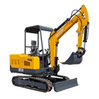 China HT30 3ton Mini Excavator with Euro V Engine, Closed Cab, and Swing Boom Function for sale