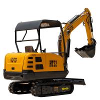 China HT22 2.2 Ton Mini Crawler Excavator with 2370mm and 3500mm Maximum Digging Height for sale