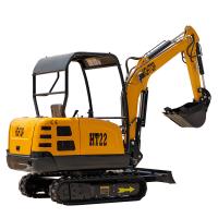 China HT22 2.2 Ton Mini Crawler Excavator with 2370mm and 3500mm Maximum Digging Height for sale
