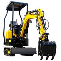China HT-10CZ 1000kg Weight Mini Excavator with 360° Rotation and Optional Attachments for sale