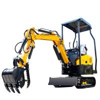 China HT-10CZ 1000kg Weight Mini Excavator with 360° Rotation and Optional Attachments for sale