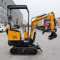 China 1Ton HT-10B Mini Excavator  Koop Engine 192F  and Adjustable Dozer Blade for sale