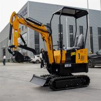 China 1Ton HT-10B Mini Excavator  Koop Engine 192F  and Adjustable Dozer Blade for sale