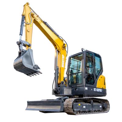 China HT60Pro Hydraulic Excavator Hydraulic System and High Strength Structural Design for sale