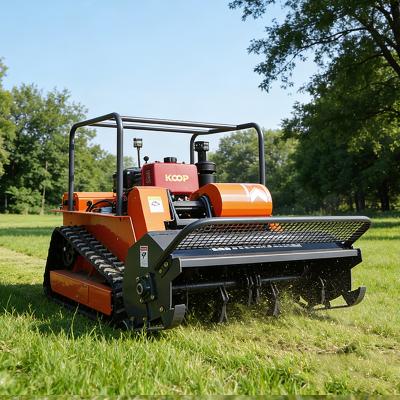 China HTM1200 Intelligent Remote-Controlled Lawn Mower with 1.2m Cutting Width for sale