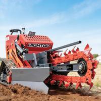 China HTC24 Skid Steer Trencher 16 kW Runtong Engine Adjustable Trenching Depth for sale