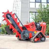 China HTC24 Skid Steer Trencher 16 kW Runtong Engine Adjustable Trenching Depth for sale