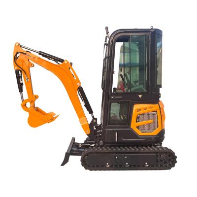 China HT18U Mini Excavator with 39hp Power 0.04m³ Bucket Capacity for Narrow Areas for sale