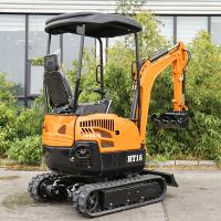 China HT-16 Mini Excavator Compact with 1100 KG Work Quality and 0.02 m³ Bucket Capacity for sale