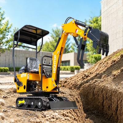 China HT08 800 kg Mini Excavator with 360 Degrees Tailless Rotation for sale