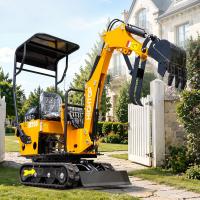 China HT08 800 kg Mini Excavator with 360 Degrees Tailless Rotation for sale