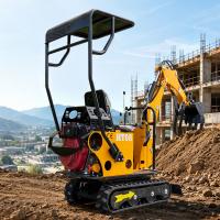 China HT08 800 kg Mini Excavator with 360 Degrees Tailless Rotation for sale