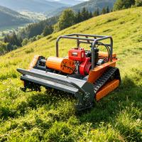 China HTM-1000 Diesel Lawn Mower with 40 Degrees Maximum Climbing Angle 1 Meter Mowing for sale