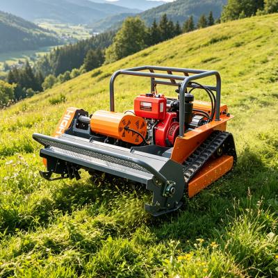 China HTM-1000 Diesel Lawn Mower with 40 Degrees Maximum Climbing Angle 1 Meter Mowing for sale