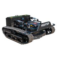China HTM-800T Remote-controlled lawn mower with 800mm crop width vehicle adjustment for sale