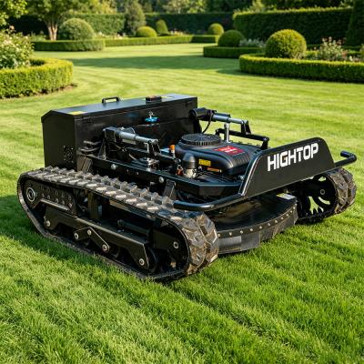 China HTM-800T Remote-controlled lawn mower with 800mm crop width vehicle adjustment for sale